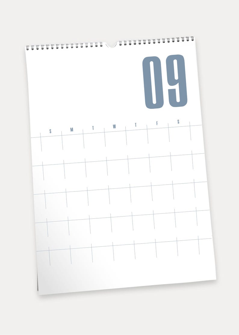 Minimal Aesthetic Calendar 2026, Large A3 Wall Planner, Japandi ...