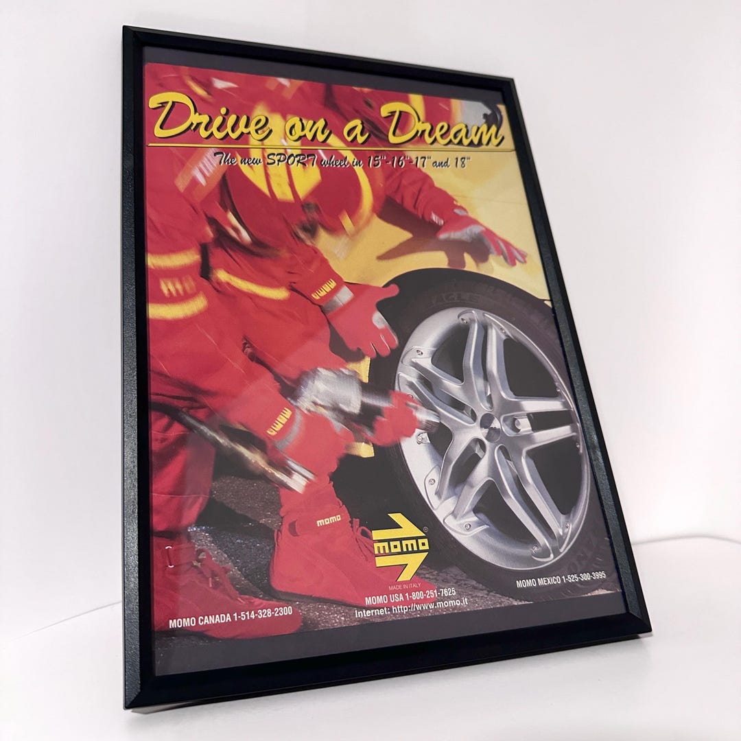 Momo Motorsport Vintage Advertisement - Etsy