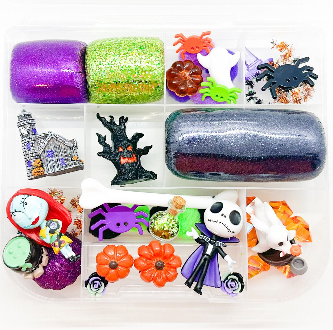 Nightmare Before Christmas Playdough, Halloween Playdough Kit, Spooky ...