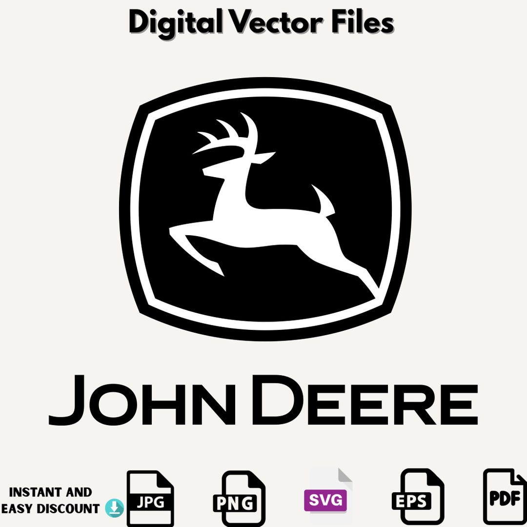 John Deere Logo Vector Files | Farm Equipment Digital Download I Cup ...