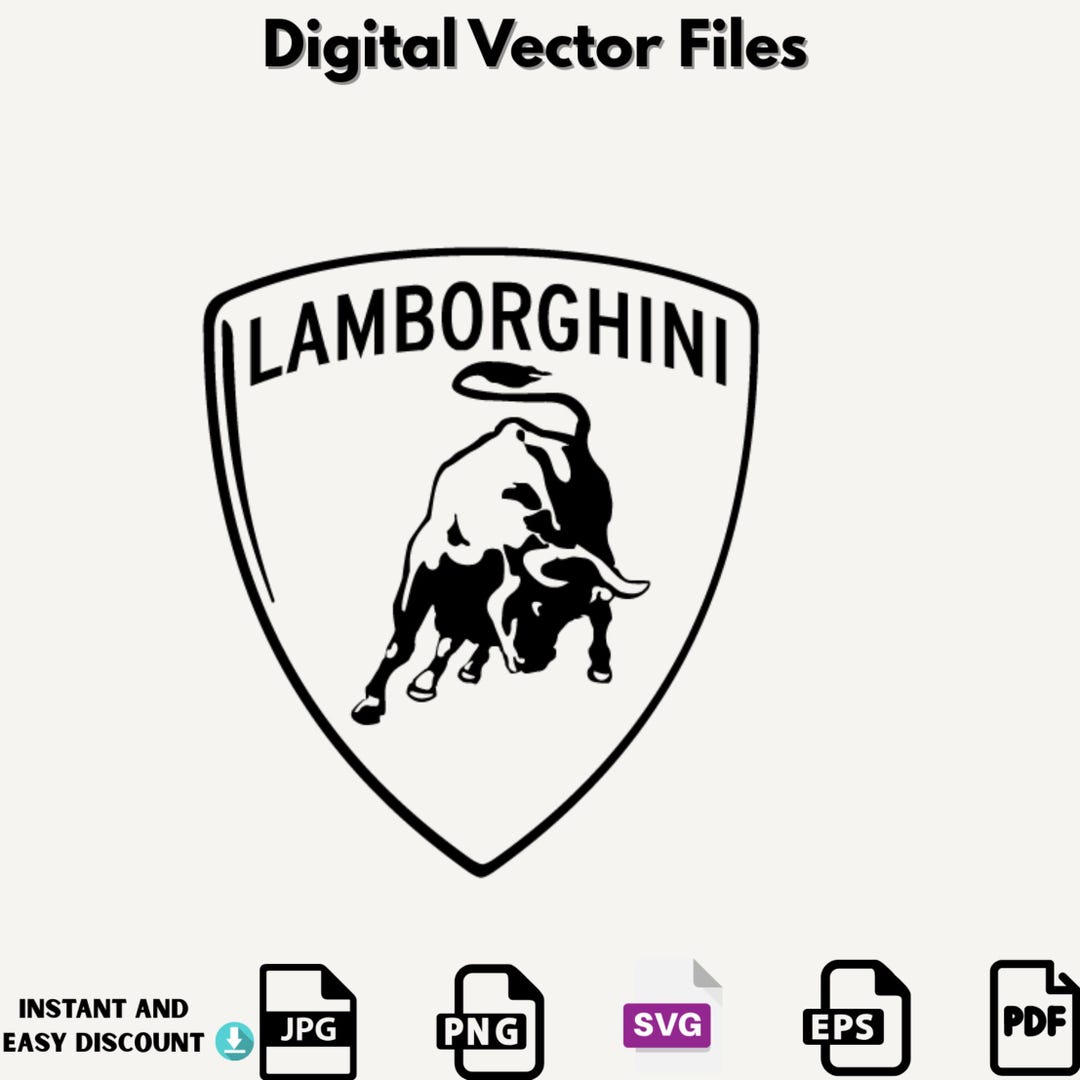 Raging Bull Shield Vector Files | Sport Car Logo Digital Download Svg ...