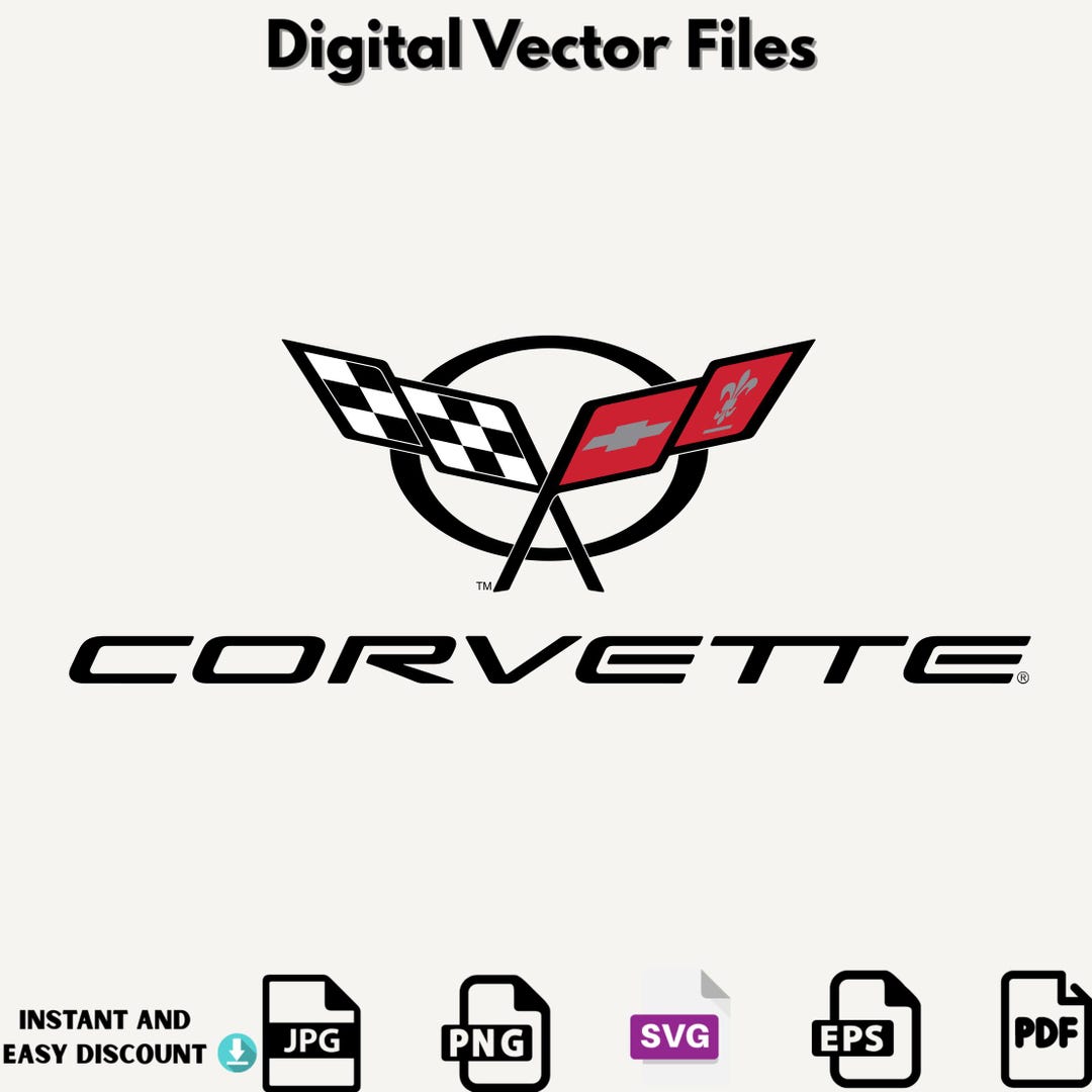 Crossed Racing Flags Vector Files | Sport Car Emblem Digital Download ...