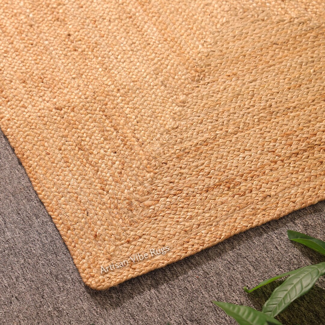 Handmade Jute Hallway Runner, Natural Fiber Custom Size Rug, Boho ...