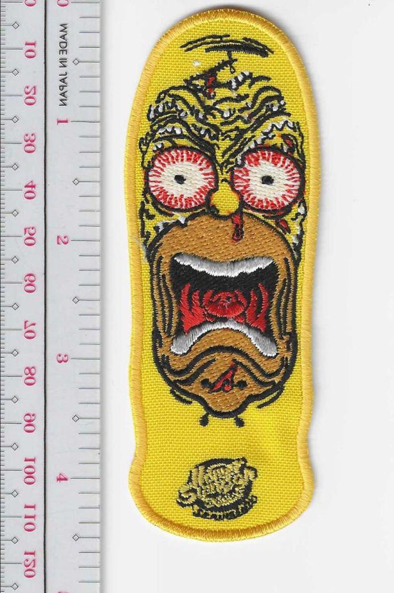 Skateboarding California Homer Simpson Skateboard Promo Patch NO TARIFF ...