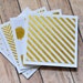 White and Gold Mini Cards // Set of 4 // Blank Cards // Gold | Etsy