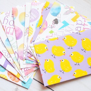 Assorted Easter Mini Cards - Set of 10 // Blank Cards // Gift Card ...