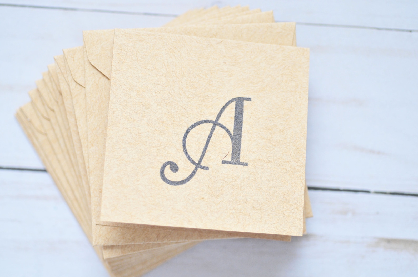 Letter Mini Cards // Blank Cards // Enclosure Cards // Love - Etsy