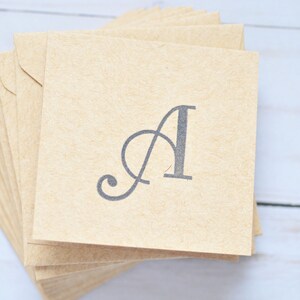 Letter Mini Cards // Blank Cards // Enclosure Cards // Love Note ...