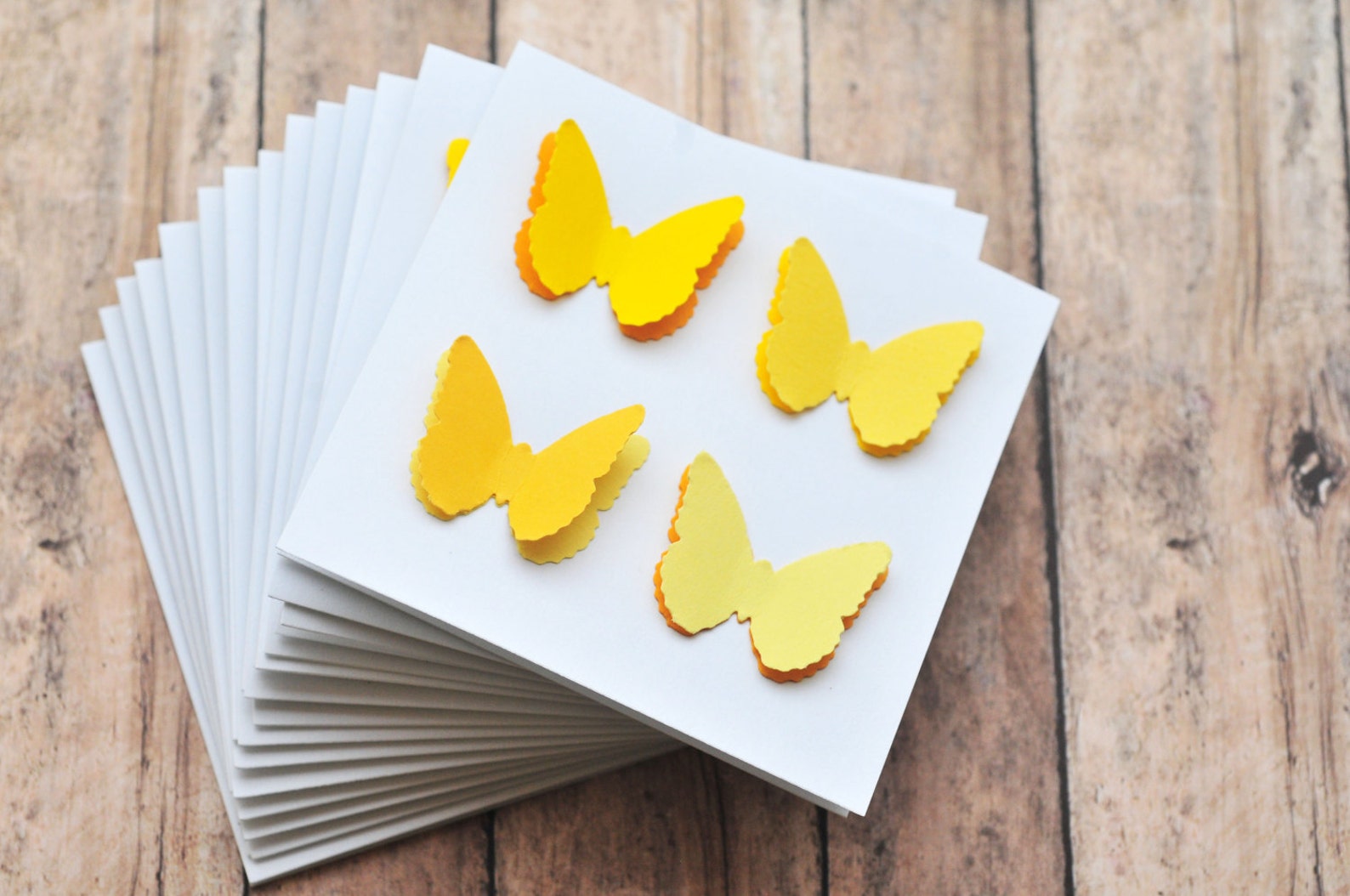 Whimsical Butterfly Mini Cards // Blank Cards // Colorful - Etsy