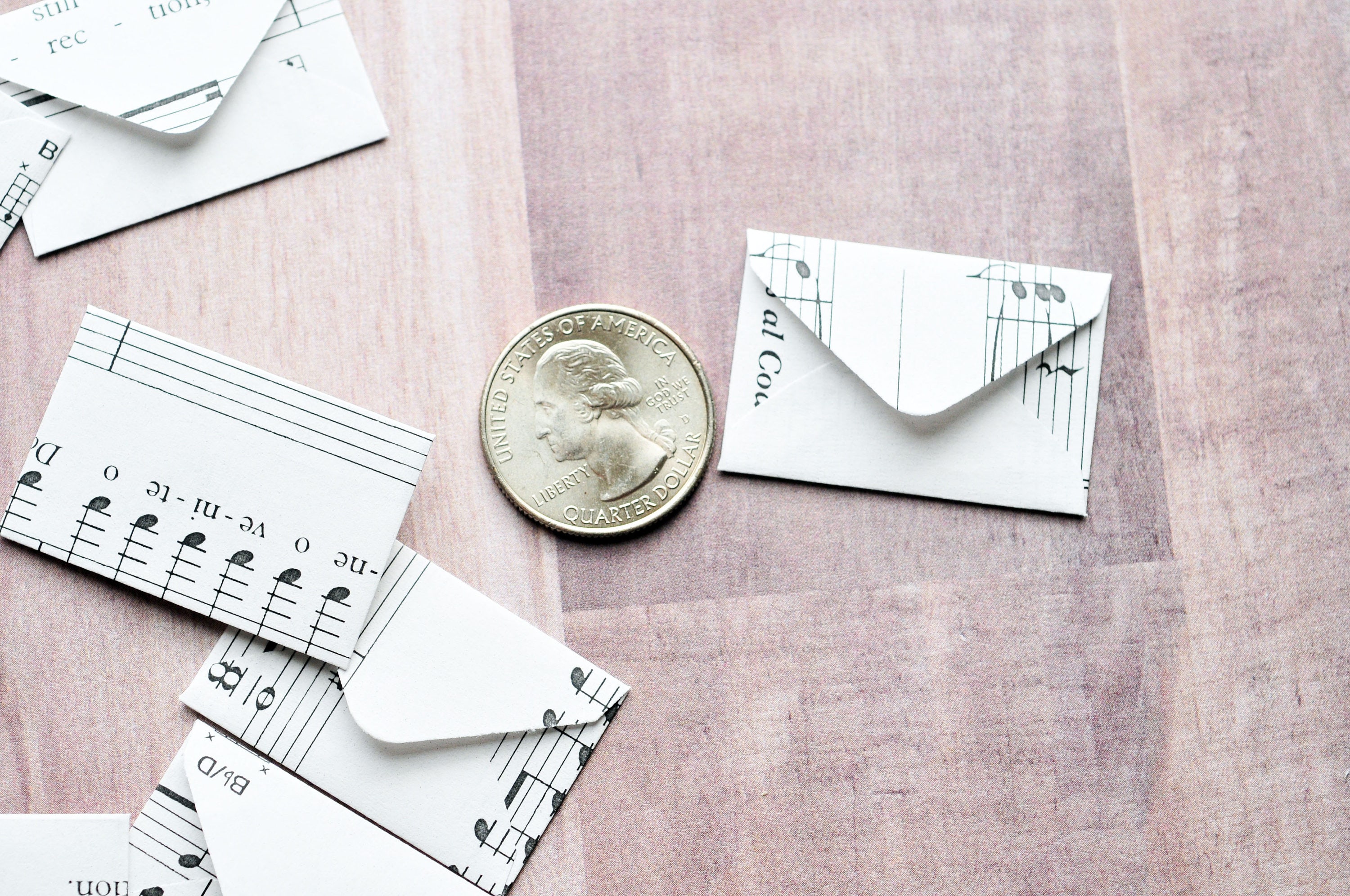 Tiny Music Love Notes - 1 Inch X 1.5 Inch - Notes for Scrapbooks ...