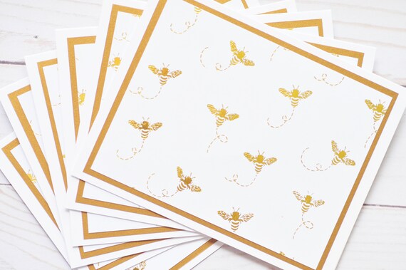 Sweet Honey Bee Note Cards // Sweet Bee // Blank Cards // | Etsy