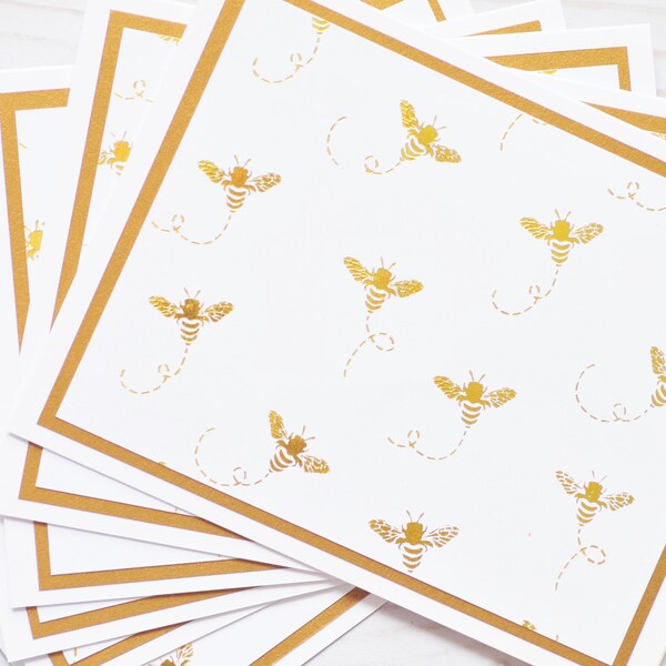 Honey Bee Card - Etsy