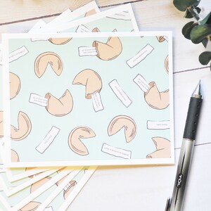 Fortune Cookie Note Cards - Set of 6 // Blank Cards // Girl Boss ...