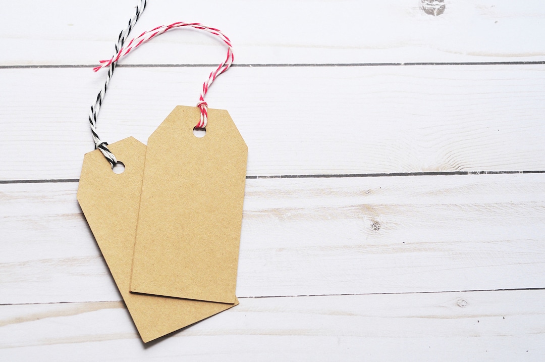 Rustic Kraft Paper Gift Tags – Set of 10 - Blank Tags With Twine for ...
