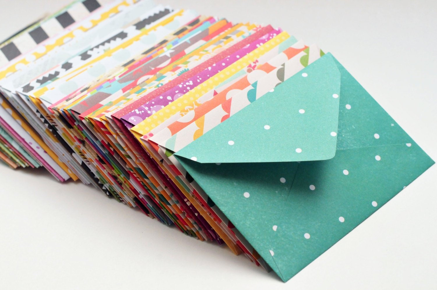 Craft Supplies & Tools Blank Cards Patterned Envelopes Assorted Mini ...