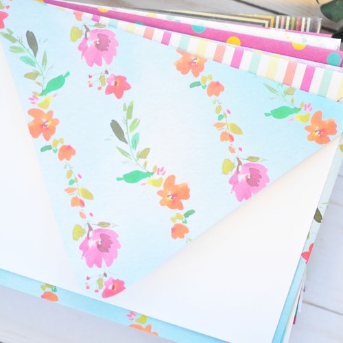 Assorted Envelopes // Set of 10 // Patterned Envelopes // - Etsy