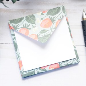 Strawberry Field Mini Cards - Set of 4 // Blank Cards // Gift Card ...