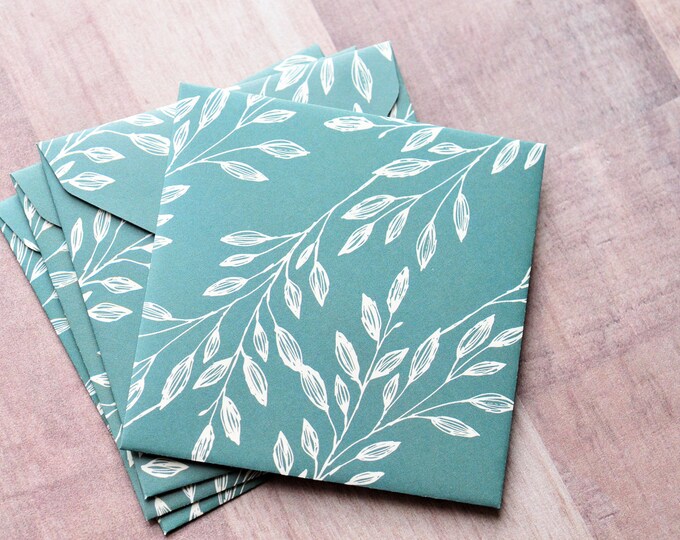 Ivy Mini Cards // Set of 4 // Blank Cards // Enclosure Cards // Love ...