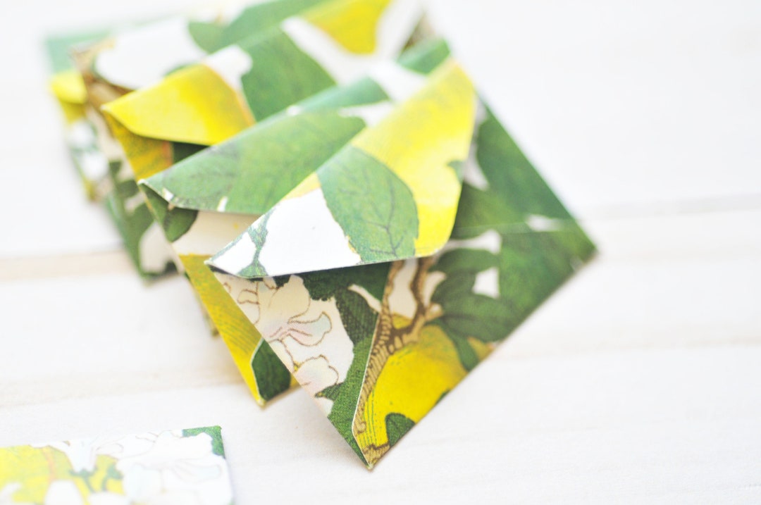 Tiny Lemon Love Notes - Set of 10 // 1 Inch X 1.5 Inch // Blank Cards ...