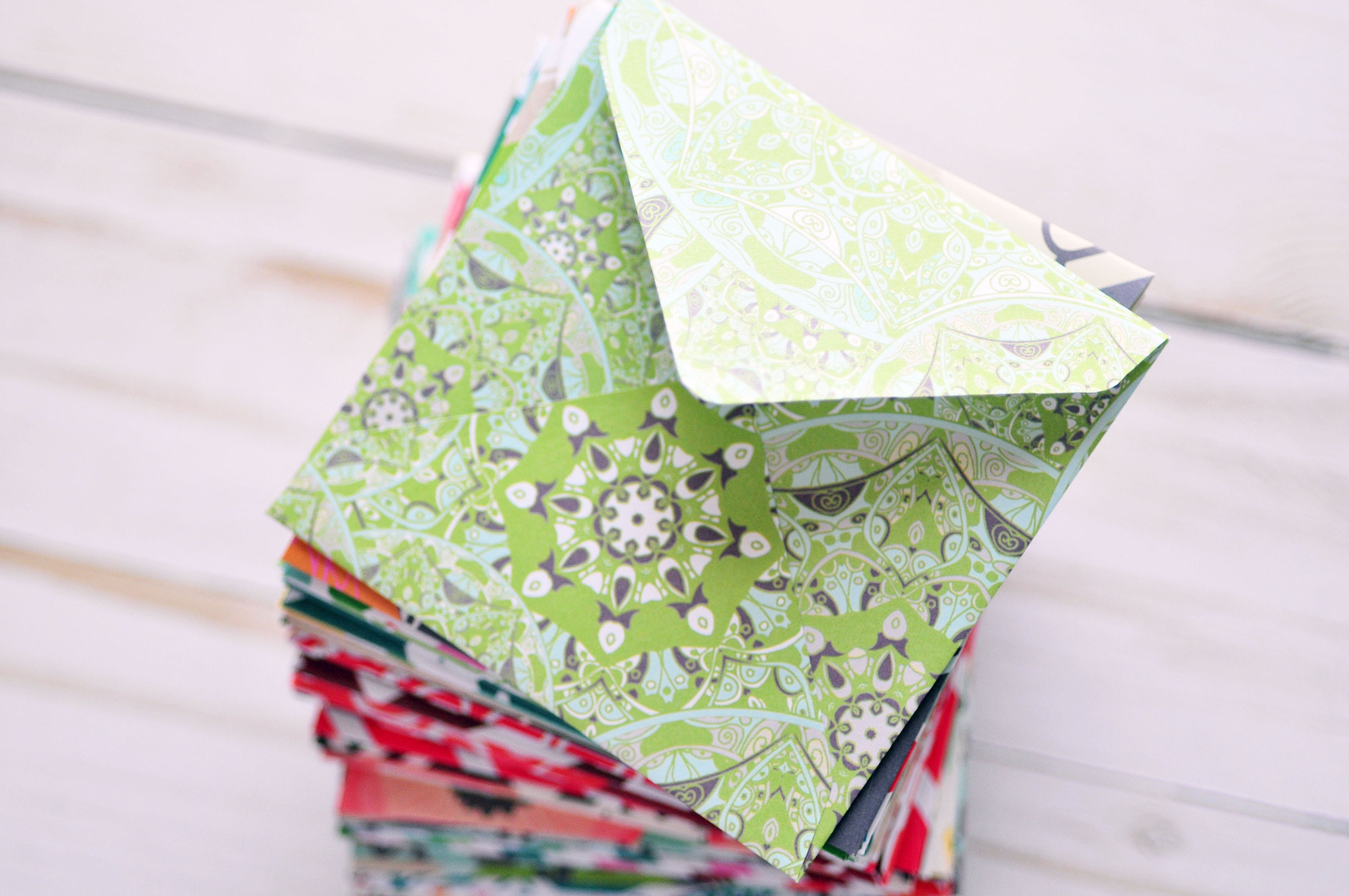 Assorted Mini Cards // Blank Cards // Gift Card Envelopes // | Etsy