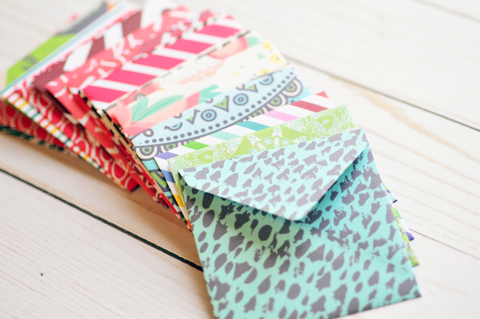 Assorted Mini Cards // Blank Cards // Gift Card Envelopes // | Etsy