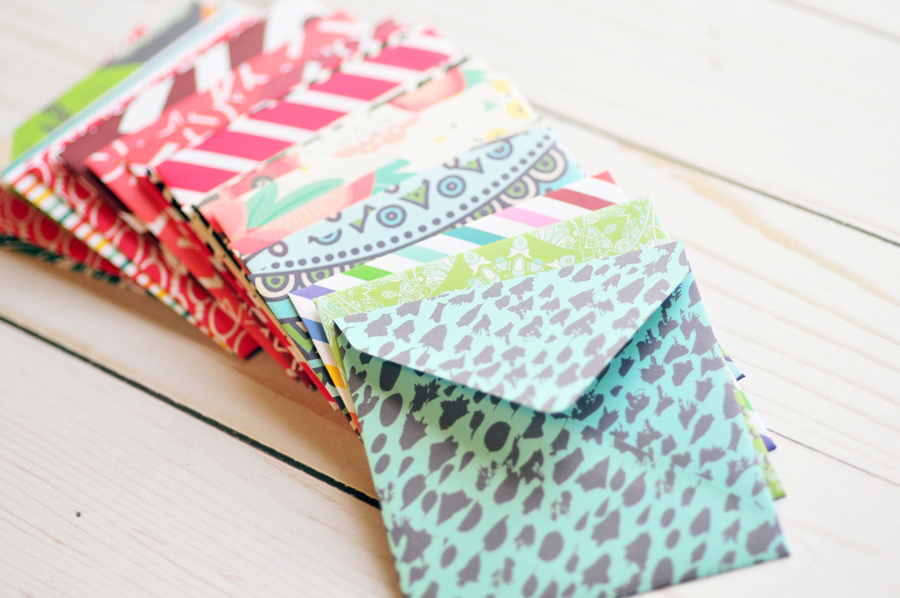 Assorted Mini Cards // Blank Cards // Gift Card Envelopes // | Etsy