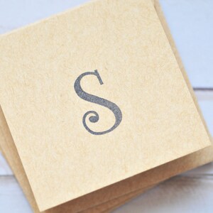 Letter Mini Cards // Blank Cards // Enclosure Cards // Love | Etsy