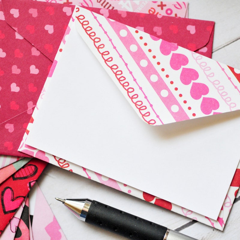 Mini Valentine Cards - Etsy