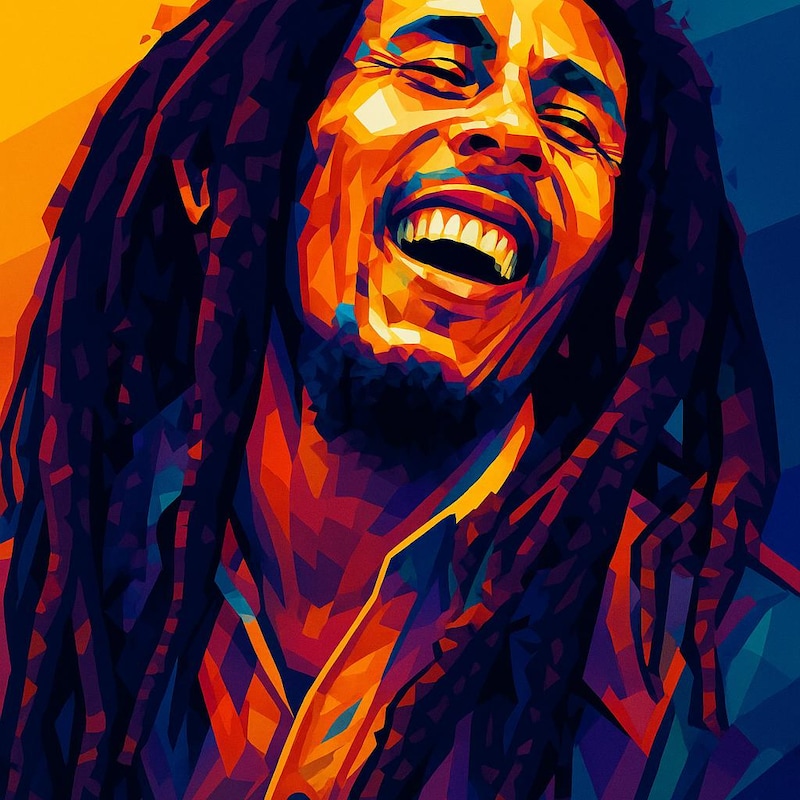 Bob Marley Poster Large - Etsy