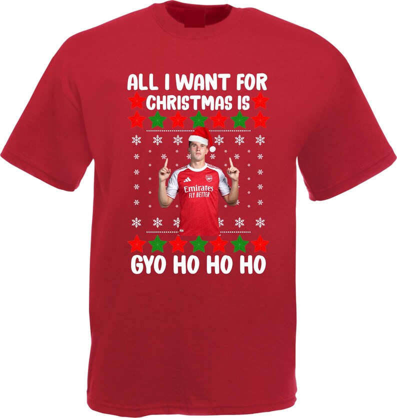 Viktor Gyokeres Gyo Ho Ho Christmas T-shirt, Football Lover Chritmas ...