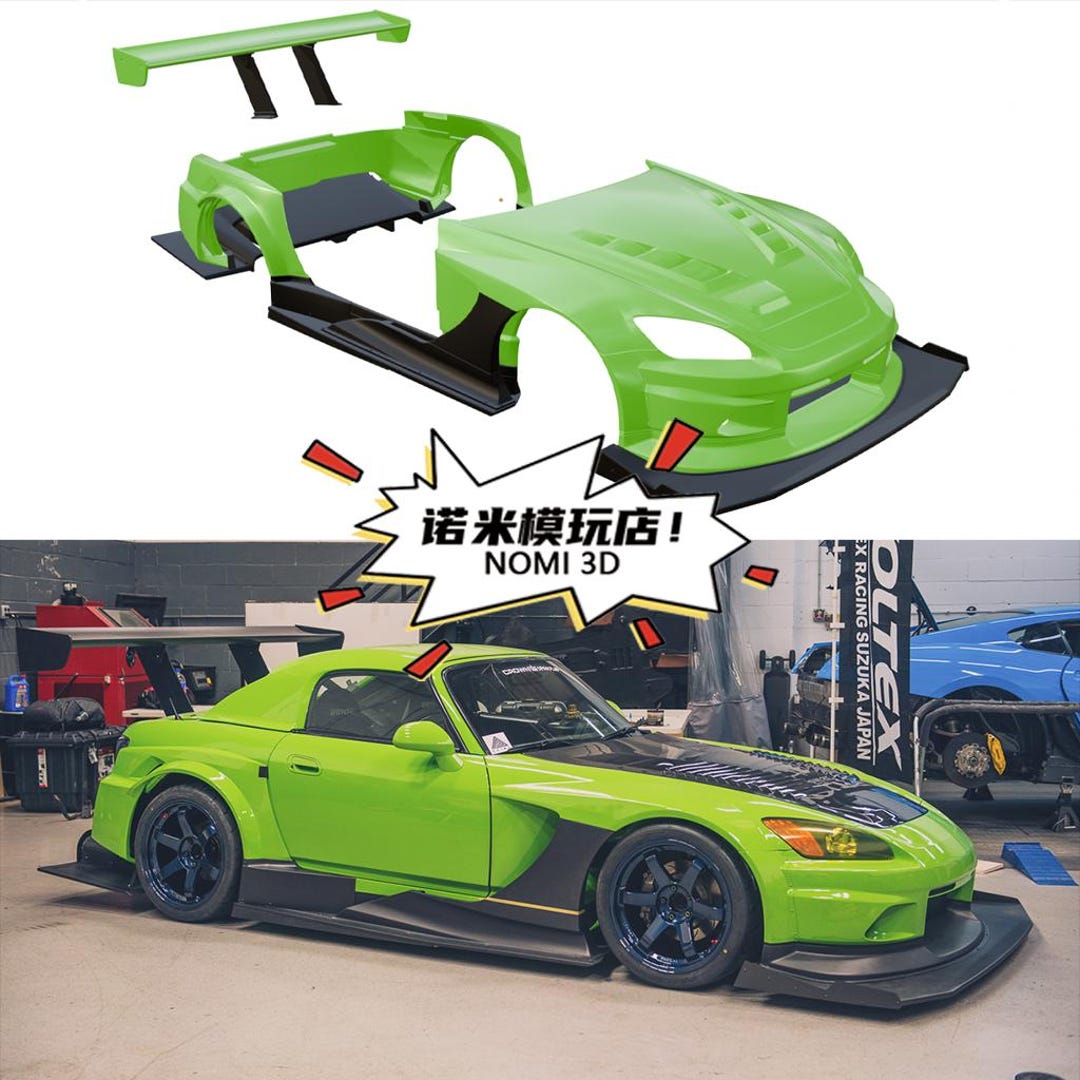 1/24 Honda S2000 VOLTEX V3 Bodykit for Tamiya 24245. Resin Car Model ...