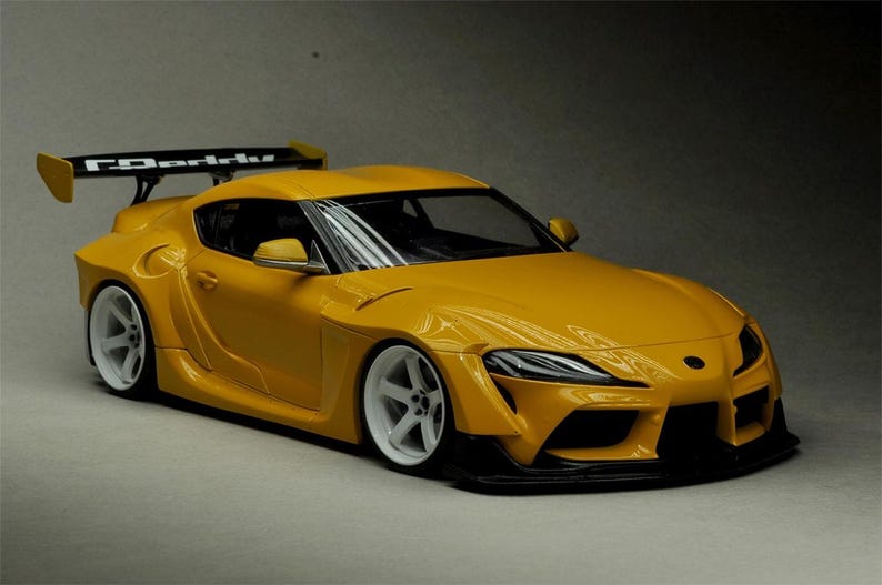 1/24 TOYOTA GR Supra A90 HKS Widebody Kit for Tamiya 24351, Resin Car ...