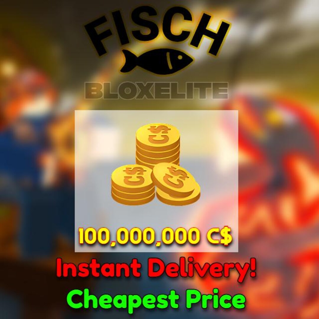 100M Fisch Coin - Instant Delivery - Roblox Fisch - Etsy
