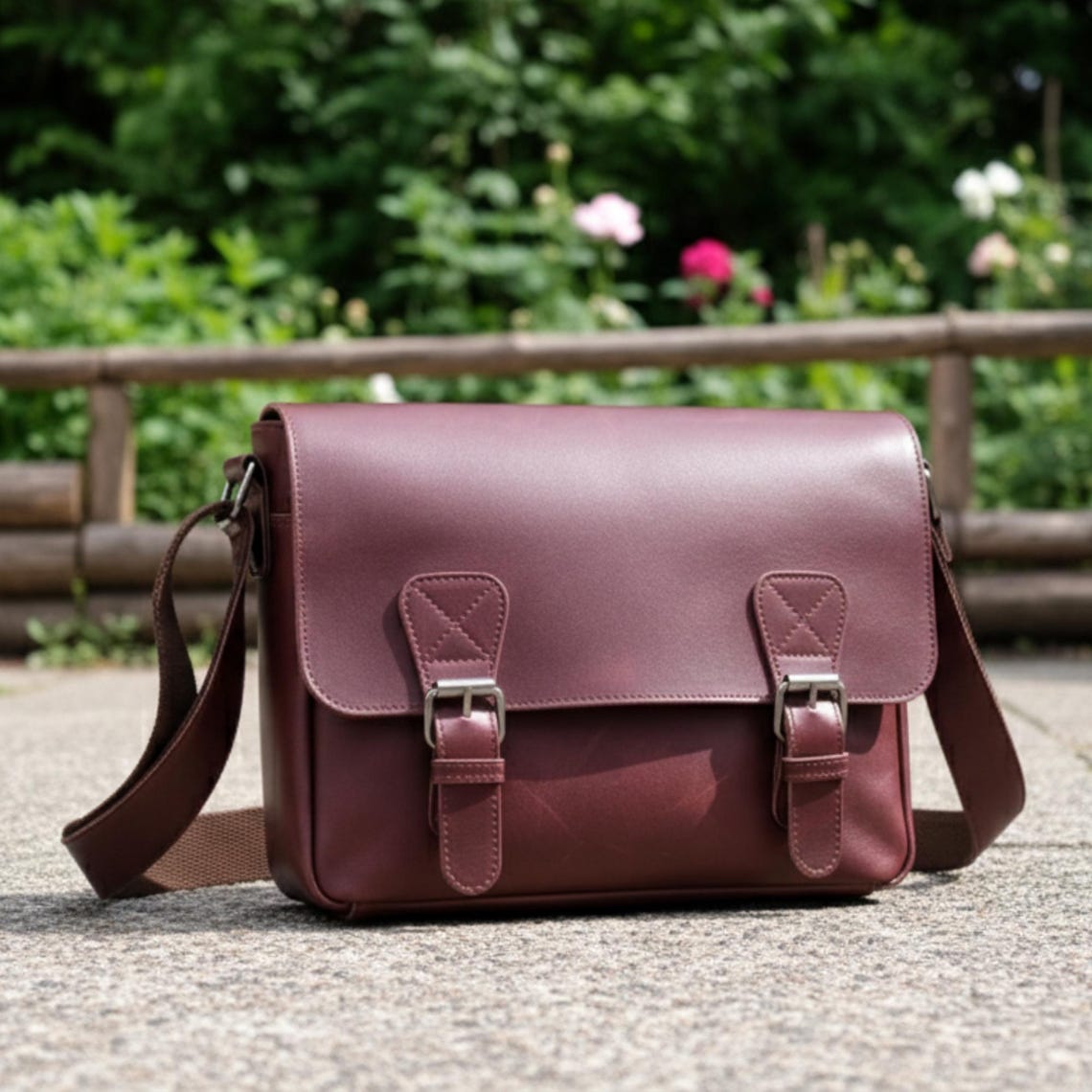 Leather Messenger Bag Sewing Pattern | PDF Crossbody Satchel Pattern ...