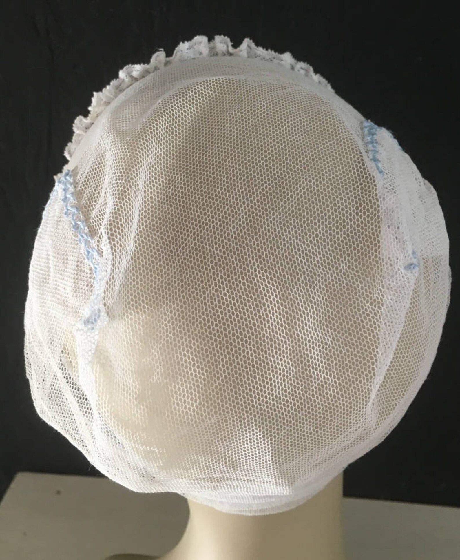 Vintage Antique Bonnet Embroidered Bonnet Net Women's Cap - Etsy