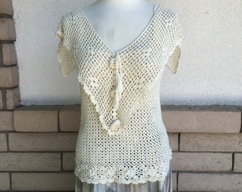 Open Weave Top - Etsy