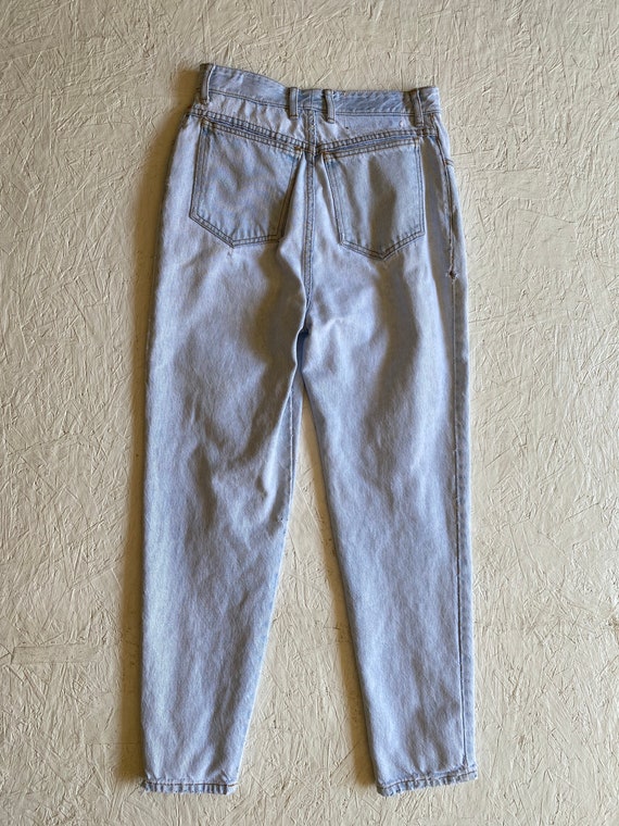 90s Ice Wash Bongo Tapered Jeans High Waisted Tapered… - Gem