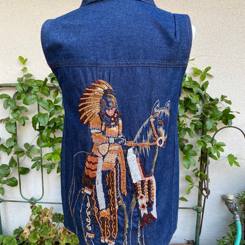 Sleeveless Denim Tops - Etsy