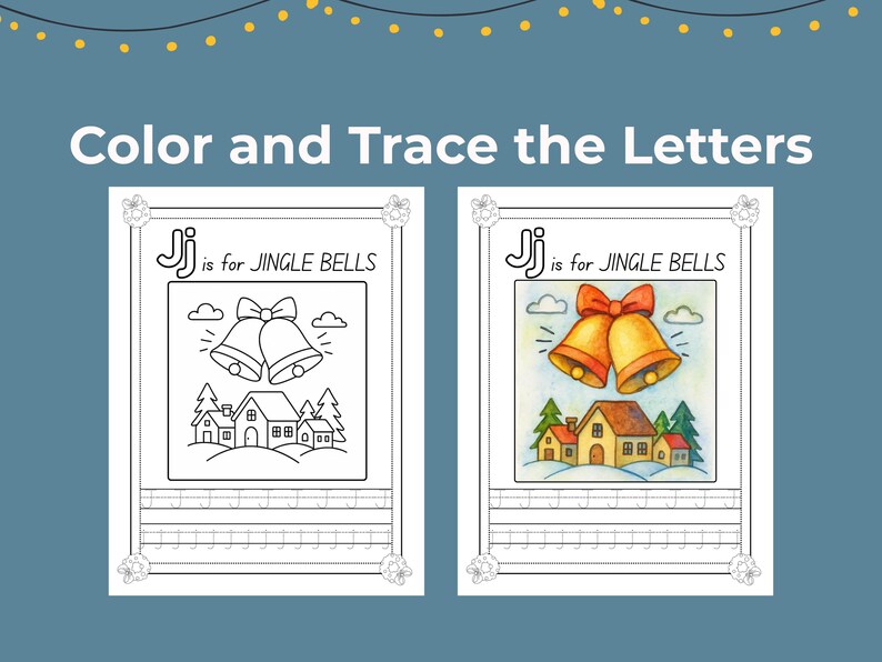 Christmas Alphabet Tracing Workbook: A-Z Handwriting Practice (PDF) - Etsy