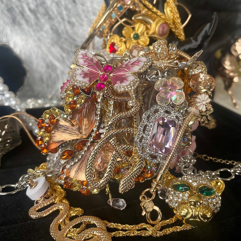 Mystery Jewelry Jar | Random Rings Necklaces Bracelets | Small Surprise ...
