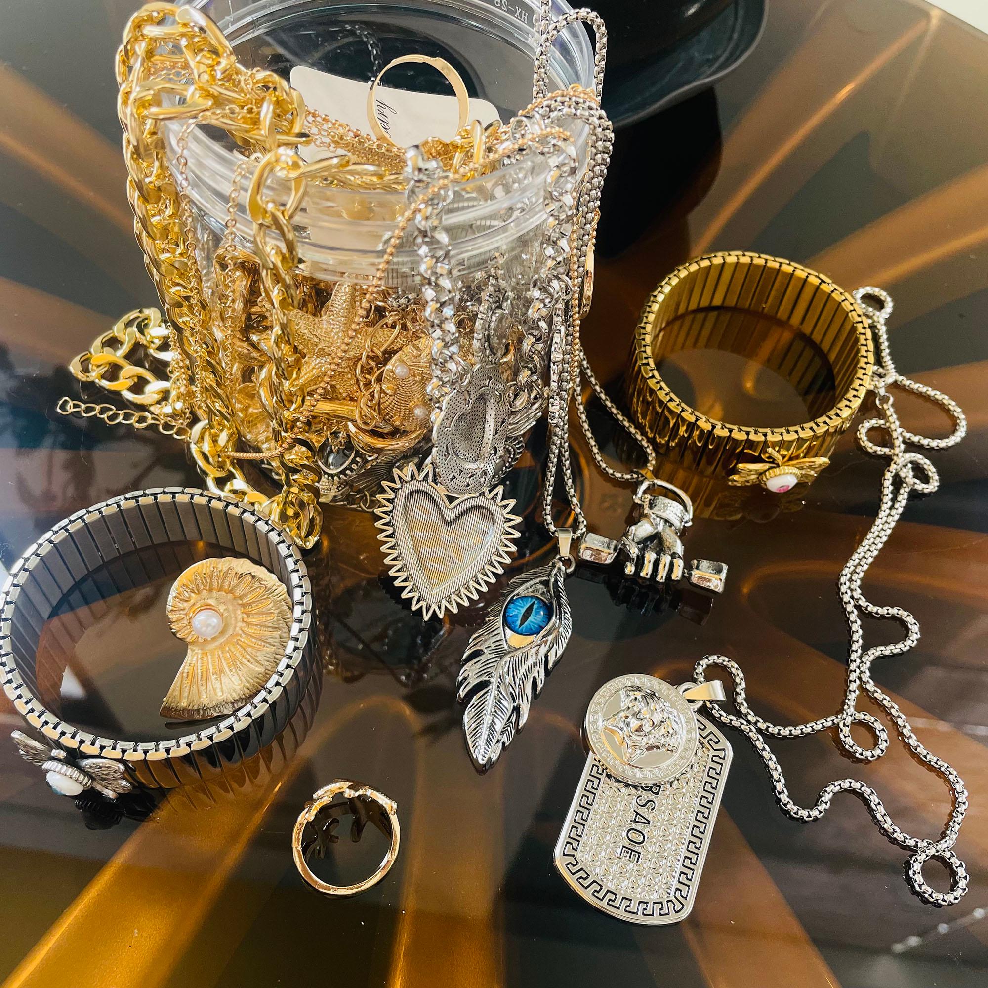 Curated Mystery Jewelry Box, Surprise Jewelry Set, Necklaces, Rings ...