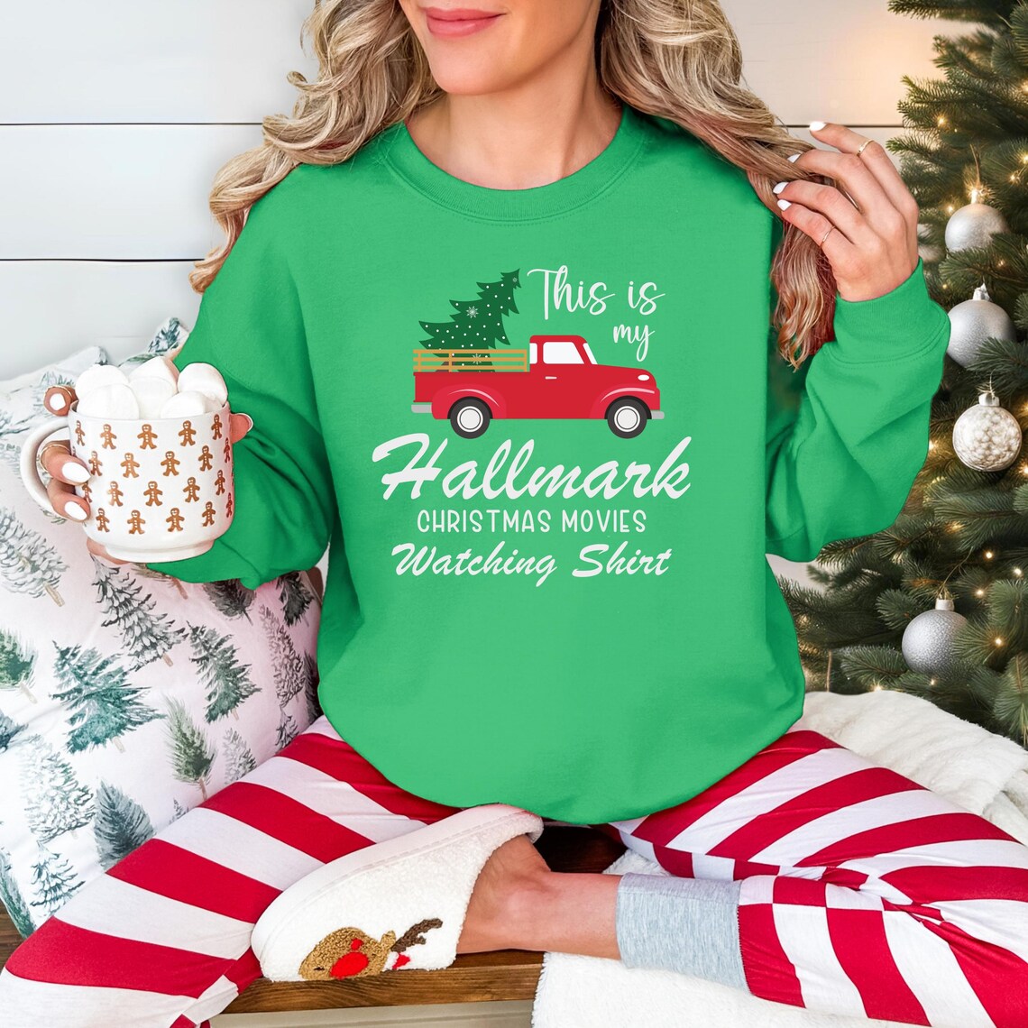 Hallmark Christmas Movie Shirt, Family Matching Holiday Shirt, Cozy ...