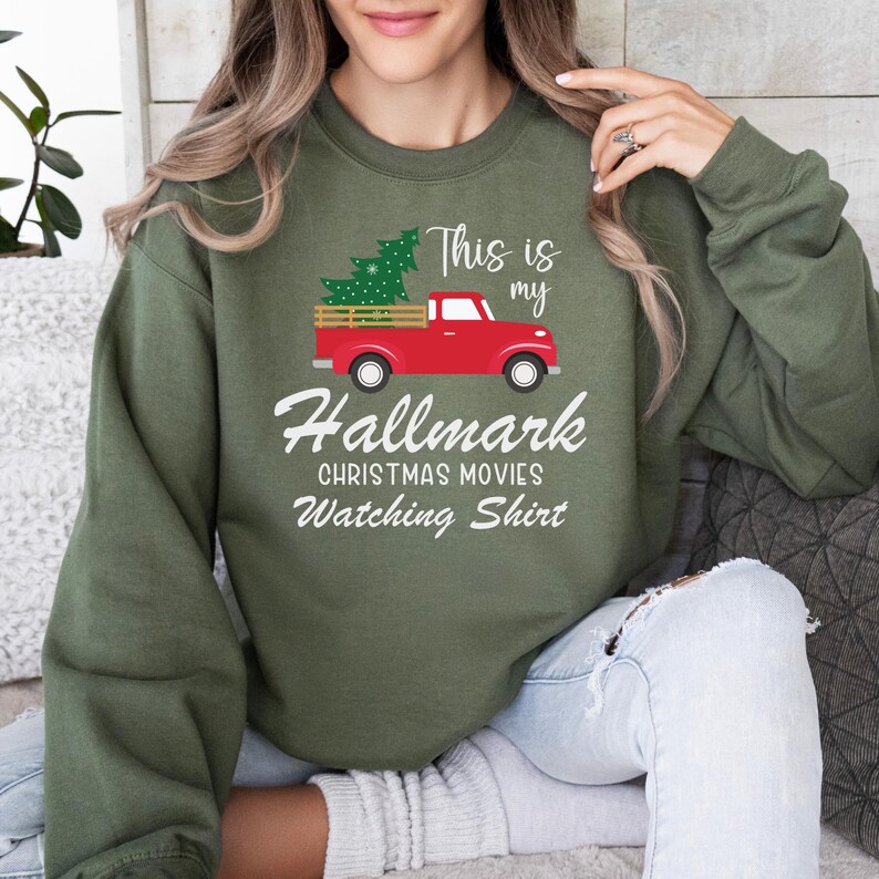 Hallmark Christmas Movie Shirt, Family Matching Holiday Shirt, Cozy ...