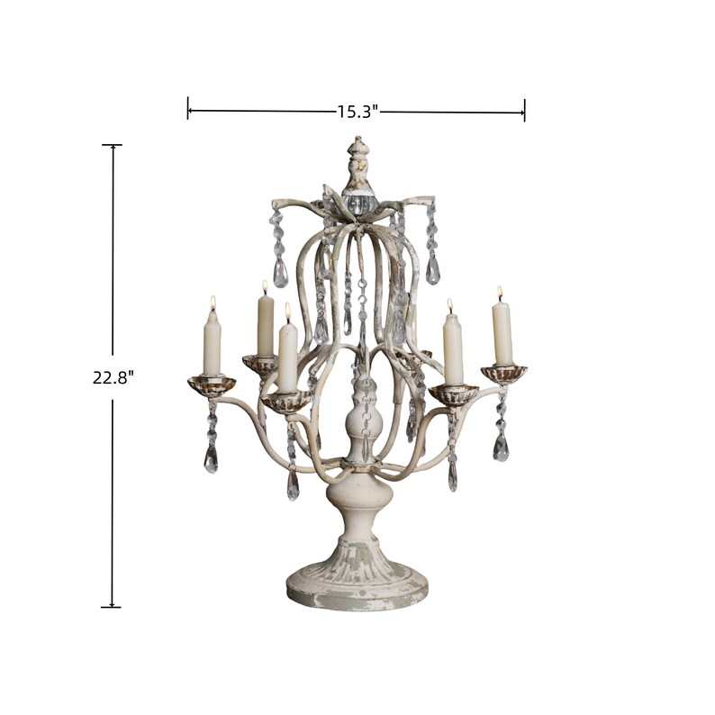 French Vintage Candlestick Table Decoration - Etsy