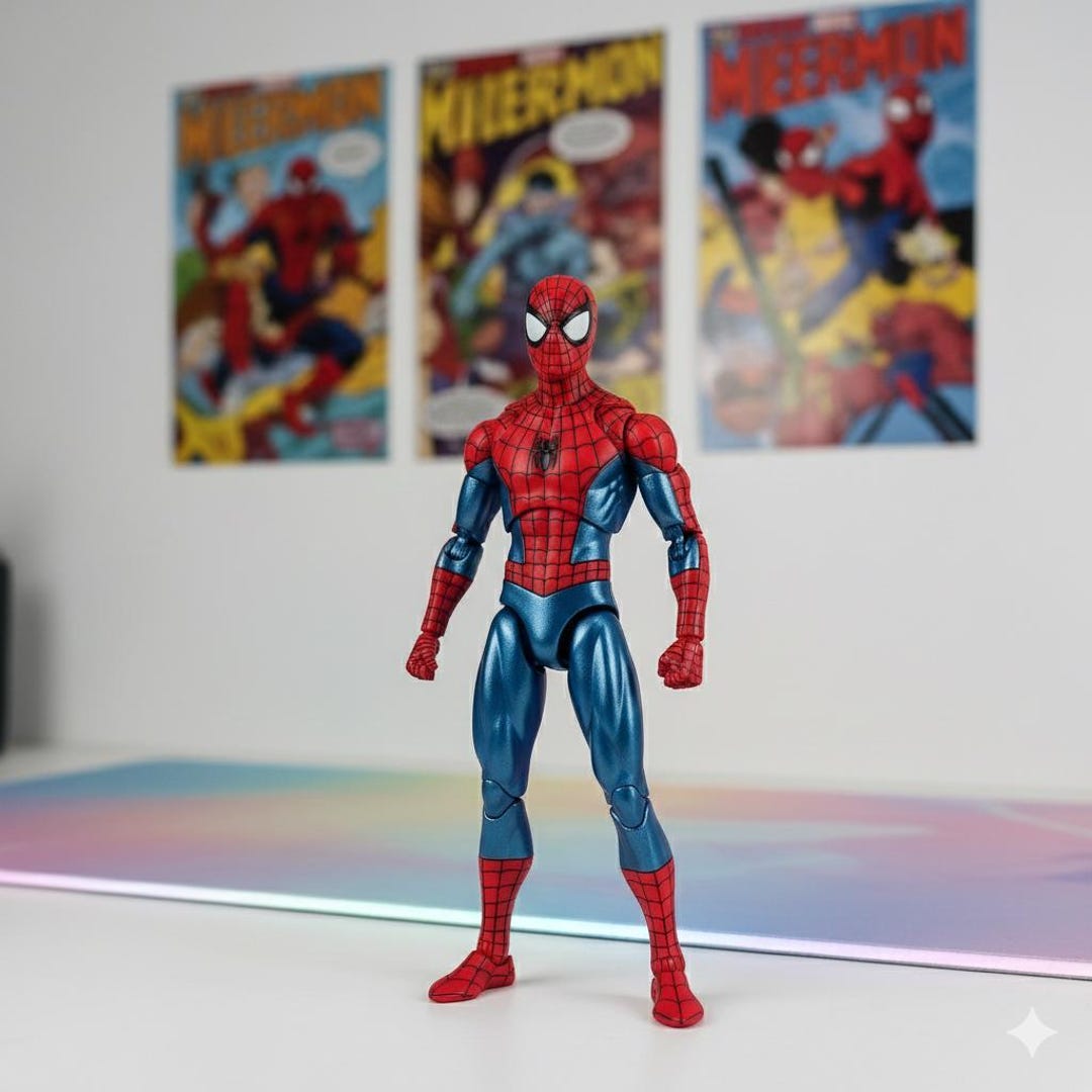 Spider-man Comic Version Spiderman 6" Action Figure CT Toys #075 New in ...