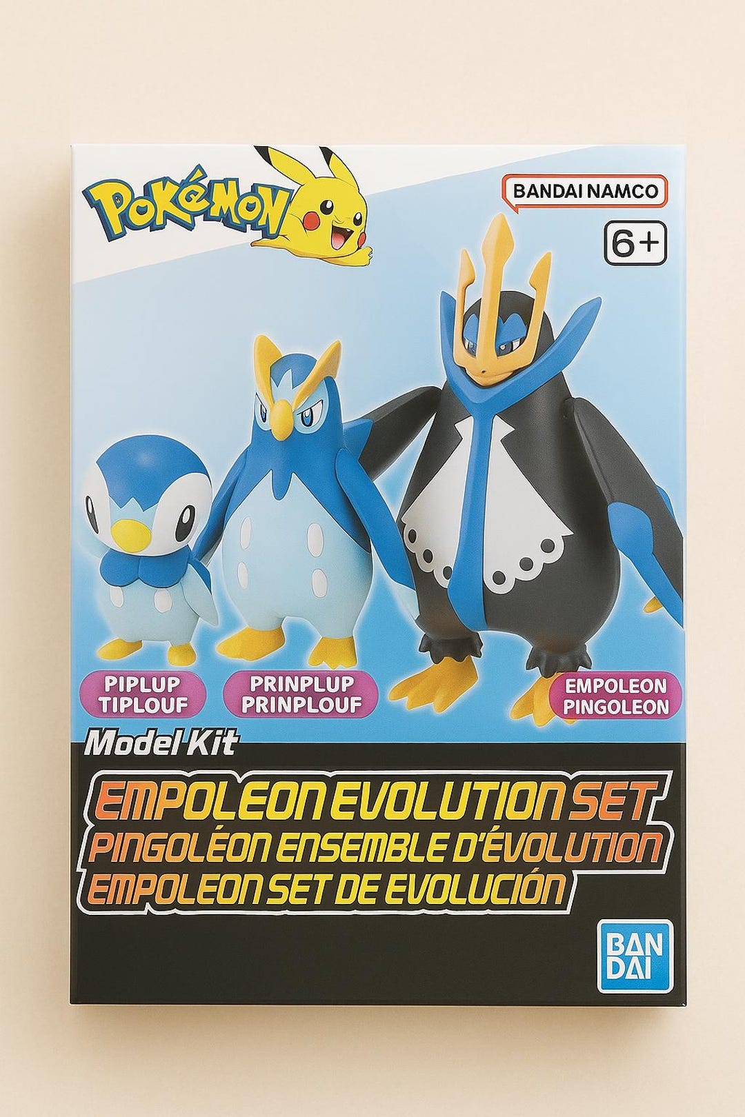 Empoleon Evolution Pokémon Model Kit Set | Bandai Hobby | Piplup ...
