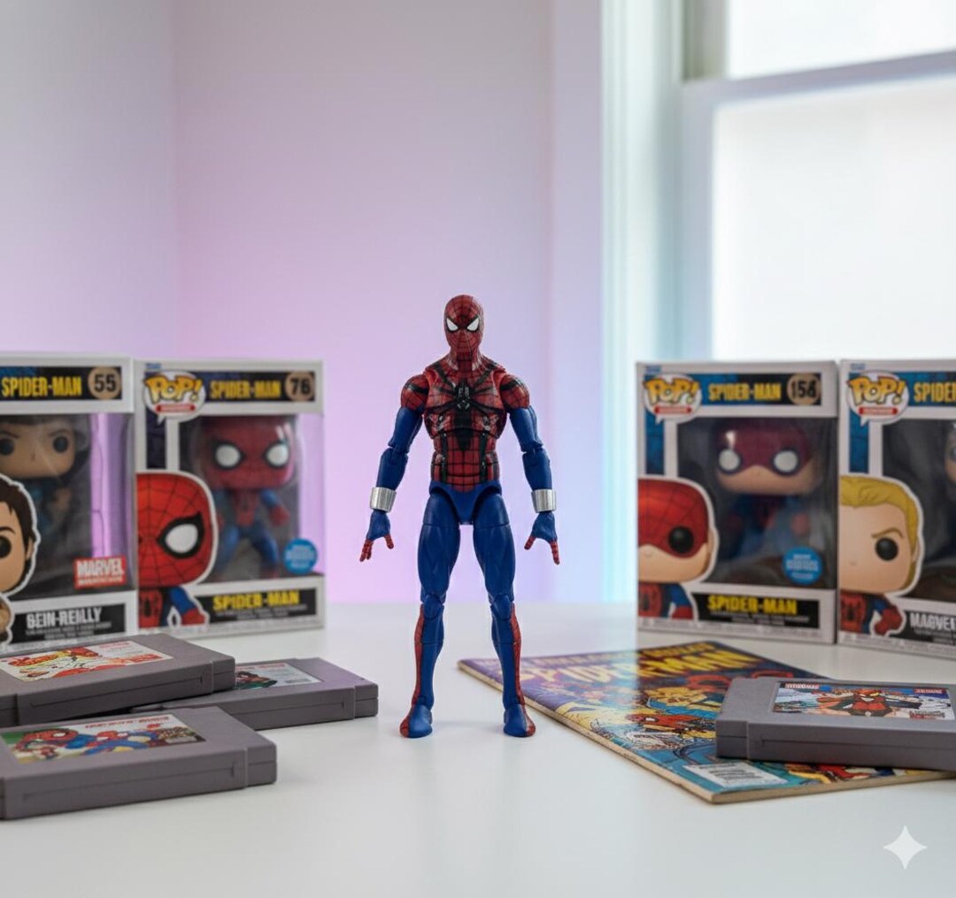 Marvel Comics Legends Retro Spider-man Ben Reilly Spiderman 6" Action ...