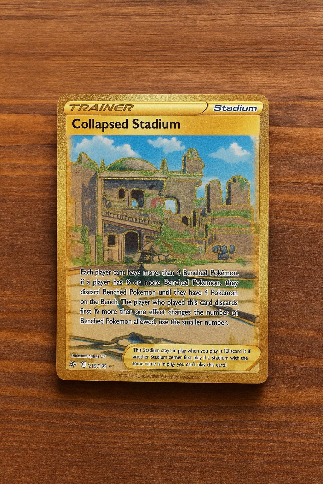 Collapsed Stadium Pokemon Card | Lost Origin Full Art Secret Rare (NM ...