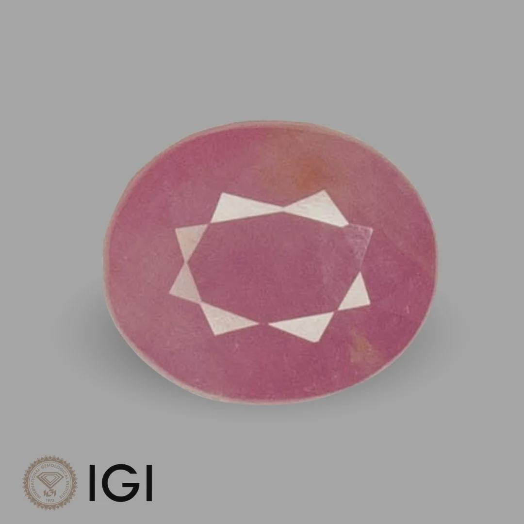 Natural Ruby Oval Mixed Cut - 3.91 Carats - Etsy