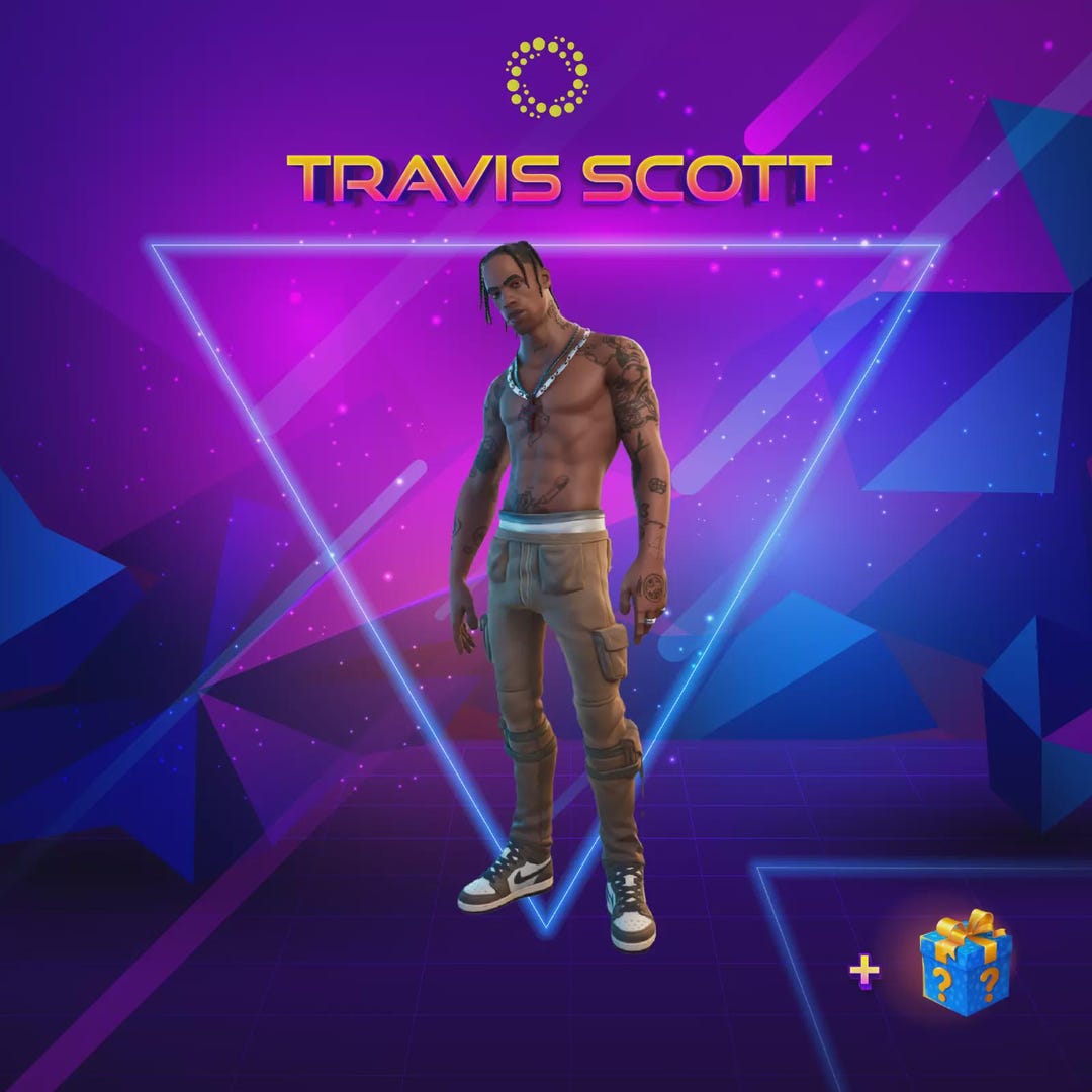 FN Travis Scott Skin Random Pack, Outfits Guaranteed Travis Scott ...